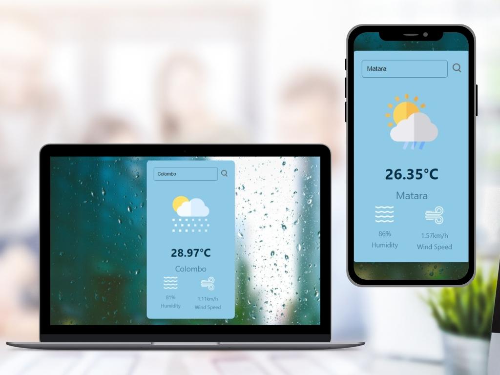 Weather Application - Sahan Ranasingha